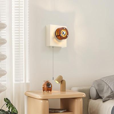 中古相机壁灯工业风包豪斯创意带拉线床头壁灯过道入户玄关门廊灯