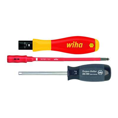 德国 威汉Wiha 26625 电工绝缘可调扭螺丝起子 带视窗 0.5-2.0 Nm