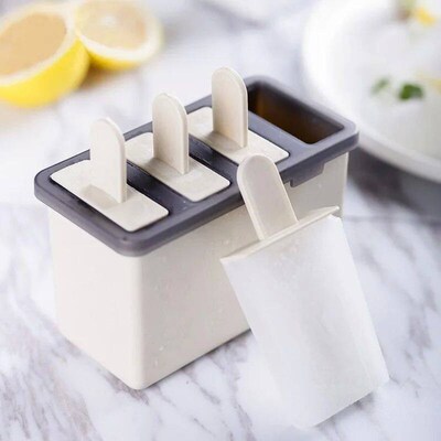 Family Ice Cream Popsicle Mold Set, 4 Homemade Popsicles, Us