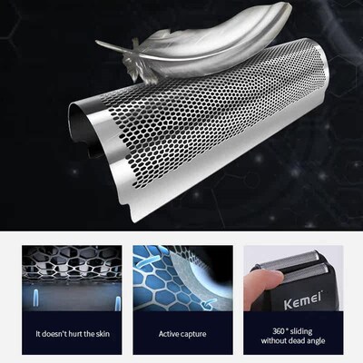 rechargeable electric shaver hair beard cleaning facial elec