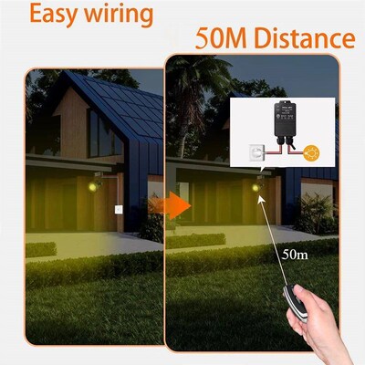 RF433Mhz Universal Wireless Remote Control Switch Waterproof