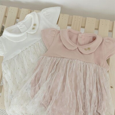 Baby Baby Princess dress Newborn Baby Opening Bubble Short-S