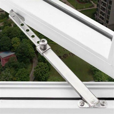 Stainless Steel Windproof Gusset Fixed Window Limiter
