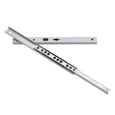 2PCS Drawer Steel Ball Rail Slide Drawer Slide Ball Guide