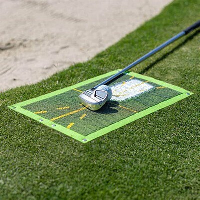 New Golf Swing Mat Hitting Batting Direction Mark Trace Indo