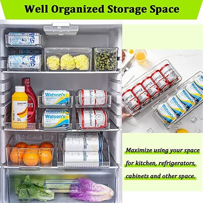Refrigerator Cans Dispenser Automatic Rolling Beverage Soda