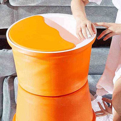 Bubble foot barrel plastic foot bath thickening insulation