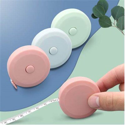 Mini Soft Tape Measure 1.5m Plastic Retractable Measuring Ta