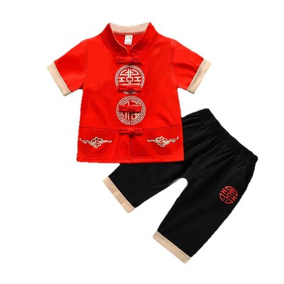 Boys Hanfu Summer 1-year-old Banquet Mens reasure Weeks Dr