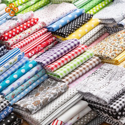 24*25Cm Cotton Fabric Printed Cloth Sewing Quilting Fabrics