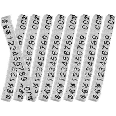 20Pcs Price Displaying Cube Counter Stand Price Tag