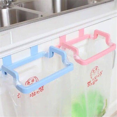 Trash Rack Storage Garbage Bag Holder Cupboard Door Back