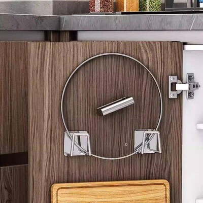 Kitchen Non Perforated Stainless Steel Storage Rack, Wall Mo