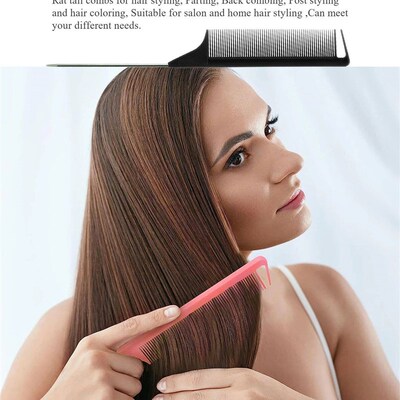 Pro Pointed Tail Salon Hairdressing Hair Styling Anti-static