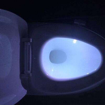 Smart Bathroom Toilet Nightlight LED Body Motion Activated O