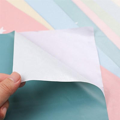 Plain Macaron Self-adhesive Wallpaper Waterproof Pure Color