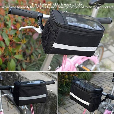 Mountain Bike Front Handle Bag Large-capacity Waterproof Fol