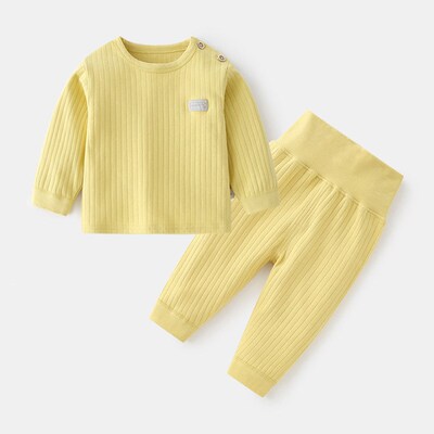 Baby Underwear Set Cotton Collar Shoulder Button TwoPiece Ki