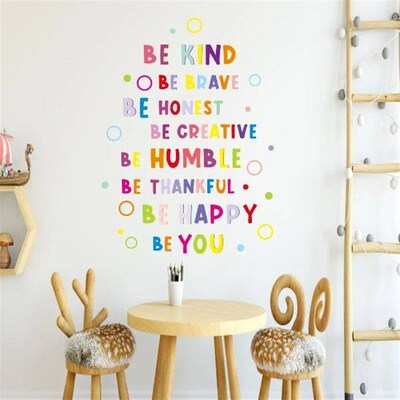 1Pc Colorful Wall Stickers Children Room Decor Baby Kids