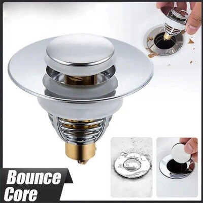 Universal Bathroom Sink Stopper - Basin up Sink Drain