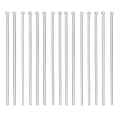 Transparent Cocktail Drink Bar Muddler Round Head Stirring