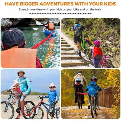 Bicycle Tow Rope Bike Traction Rope Mountain Bike