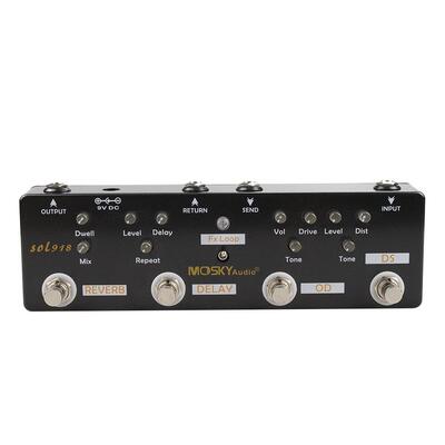 MOSKYAUDIO SOL918 五合一 合成效果器 厂家