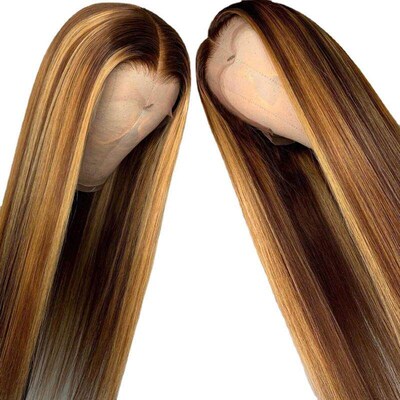 Wig Wigs Brazilian Human Hair Beautiful Root Lace Remy Bun