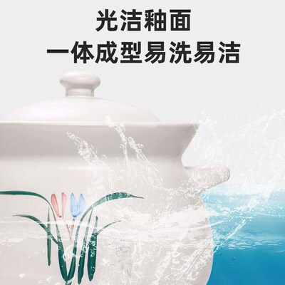 Kang Shu ceramic casserole soup pot stew pot porridge pot la