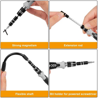 122 in 1 Screwdriver Set Precision Magnetic Screw Driver Bit