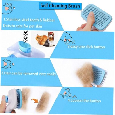 Dog Hair Remover Comb Cat Dog Hair Grooming And Care Brush F