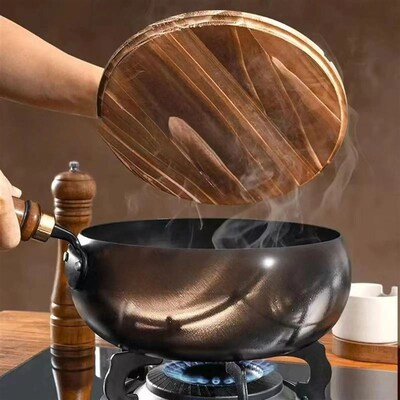 Nonstick Wok No Coating Gas Boiling Stir Fry Pan for Restaur