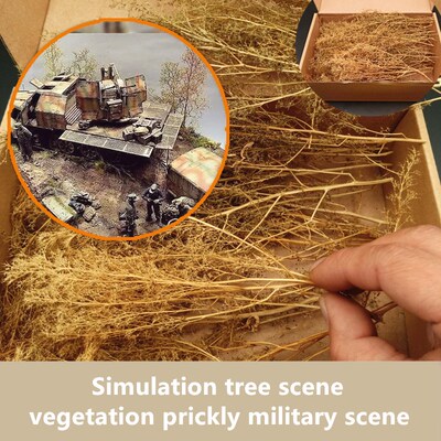 Scene architectural model sand vegetation thorns quinoa mili