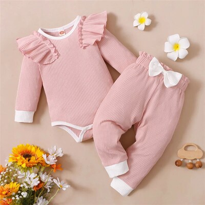 New Baby Girl Clothes Set Autumn Winter Toddler Girls Clothe