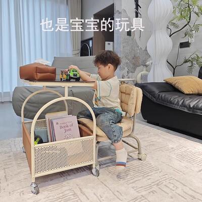 Swivel Stool with Wheels Kids Chair Household Helper Seamles