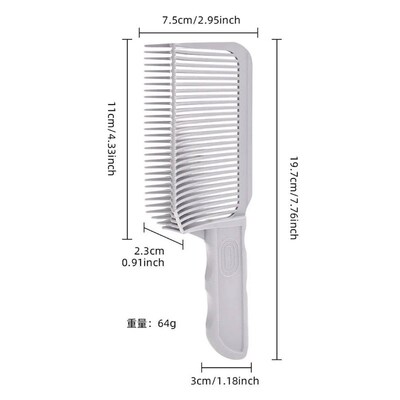 Barber Fade Combs Hair Cutting Tool For Gradient Hairstyle C