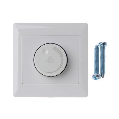 220V Adjustment Ceiling Fan Speed Control Switch Wall Button