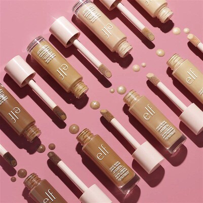 elf halo glow liquid filter妆前乳高光液打底提亮粉底CT平替