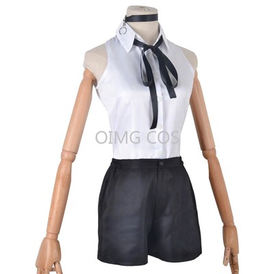 Chainsaw Reze Cosplay Costume Outfits Shirt Tie Short Wig