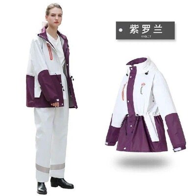 Raincoat Rain Pants Split Suit Adult Female Whole Body Rainp