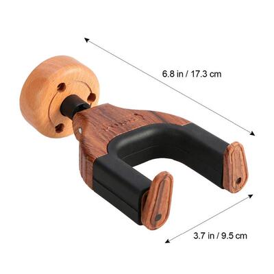 Guitar Hangers Hook Holder Wood Rubber Instrut Hangers Wall