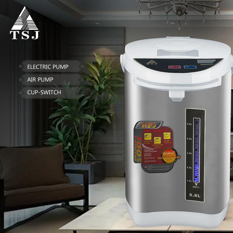 Electric Kettle 美规110V电热水瓶304不锈钢保温恒温220V烧水壶