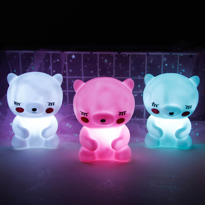 Baby Night Light LED Cartoon Lamp Stars White Clouds Ice cre