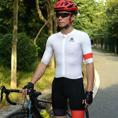 Swiftofo Black White Triathlon Suit Mens Road Bike Cycling