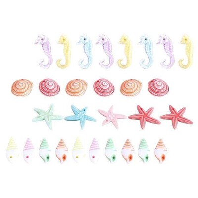 50 Pcs Conch Landscaping DIY Accessories Child Fish Tank