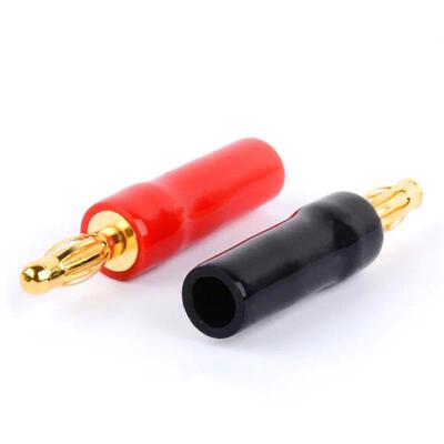 Banana Plugs Audio Jack Connector 12 Pairs / 24 pcs Screw Lo