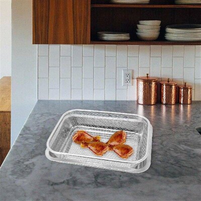 Baking Sheet Cooling Rack Stainless Steel Drain Oil Plate