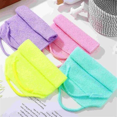 4 Pcs Exfoliating Back Scrub Towel Washcloth Towels for