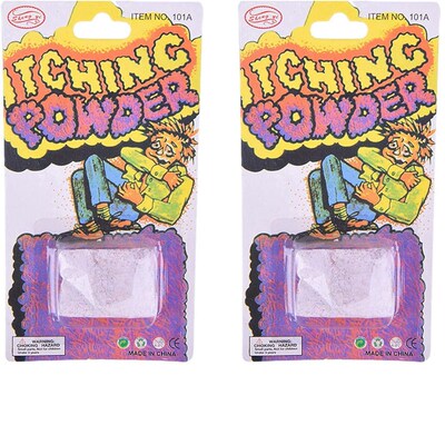 4Pcs Purple Helpful Funny Safe Broken Glass Itching Powder