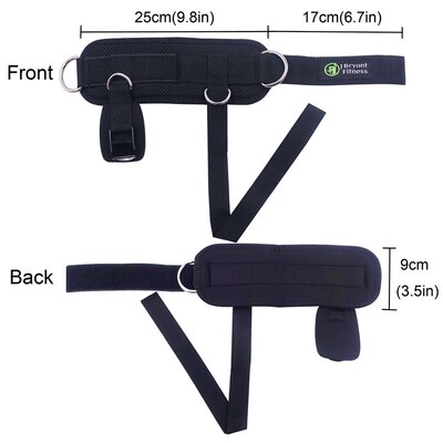 Fitness Adjustable Ankle Straps 4 D-rings for Cable